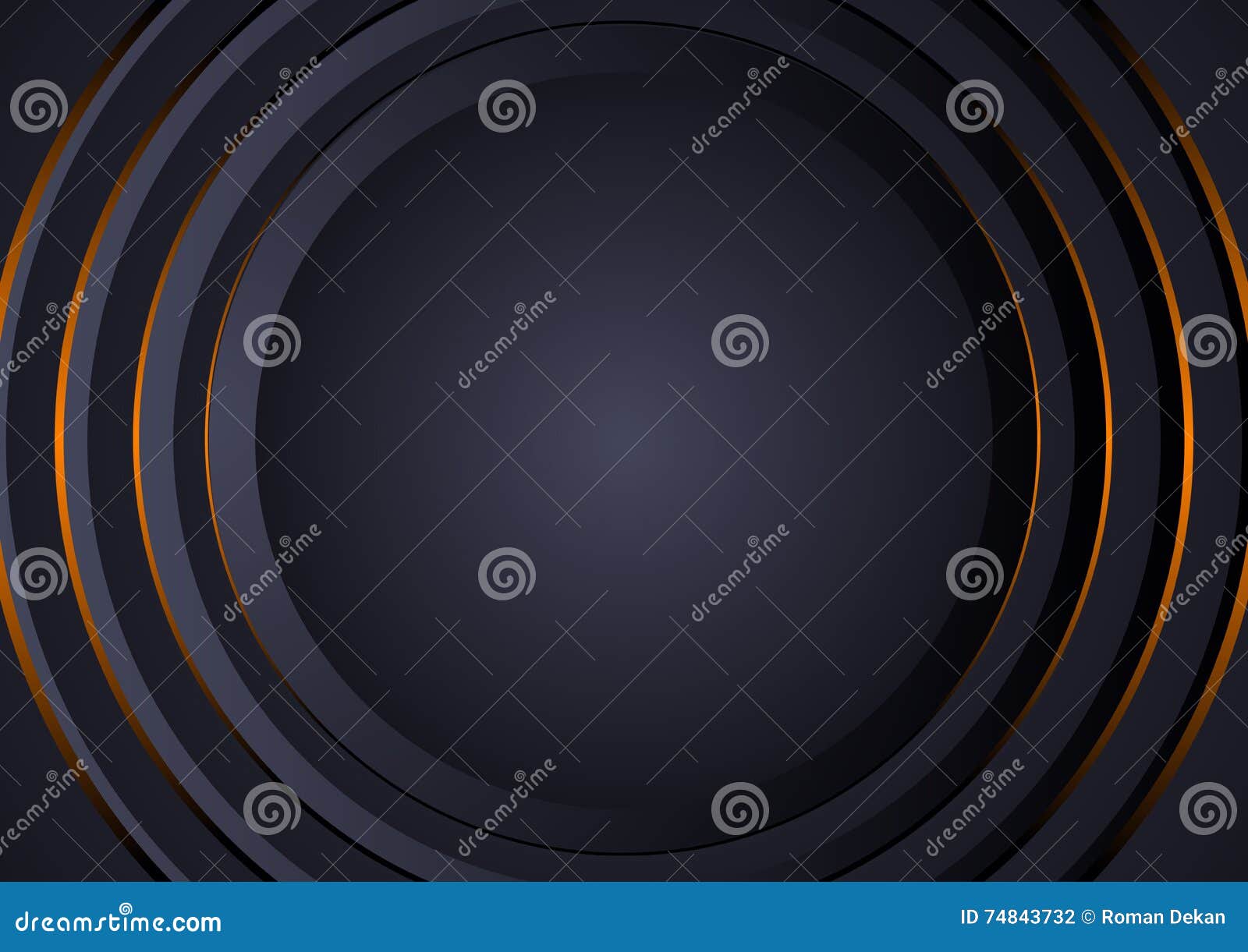 Abstract Background with Circular Layers Stock Vector - Illustration of ...