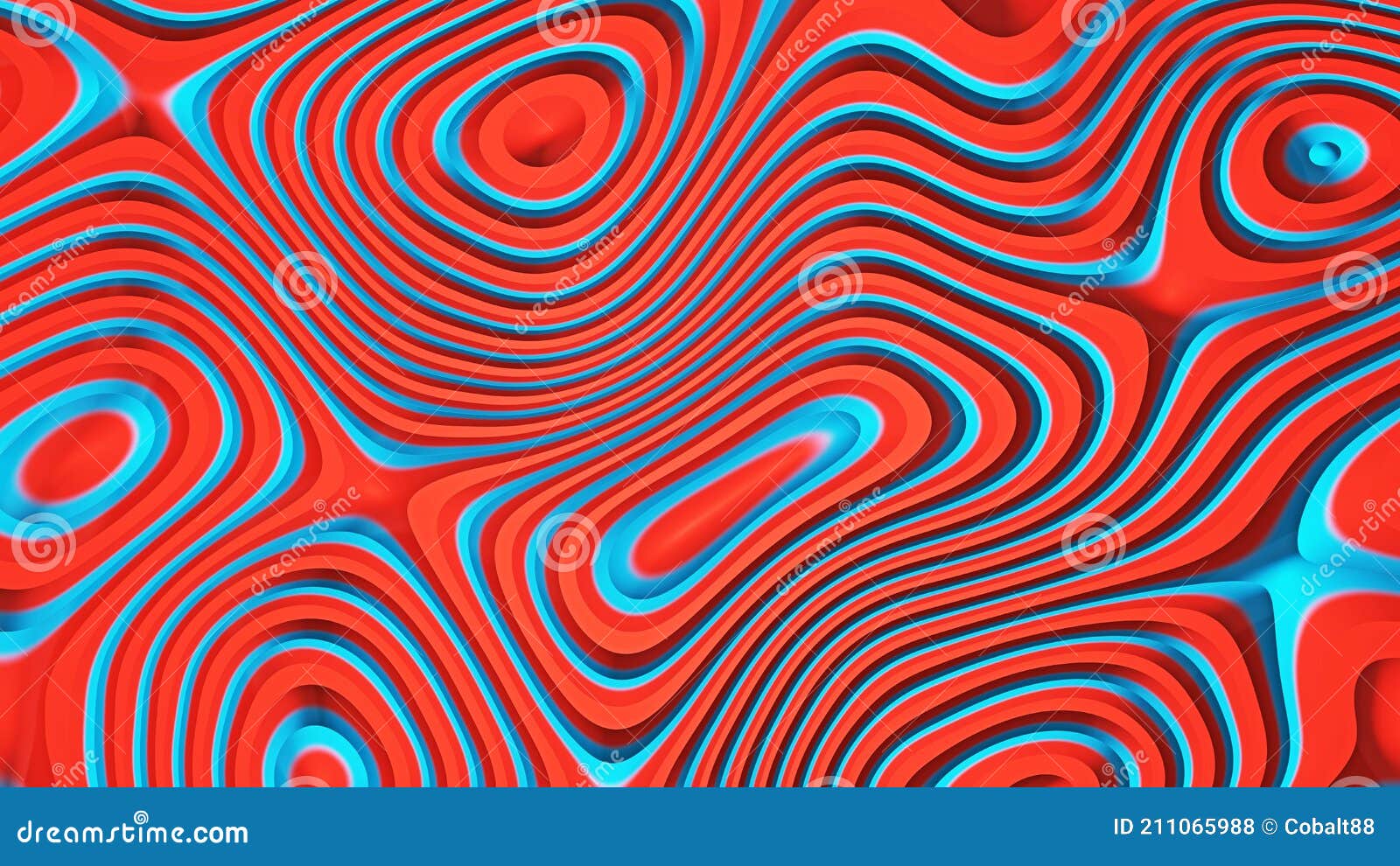Abstract Background with Circular Striped Pattern Stock Illustration ...