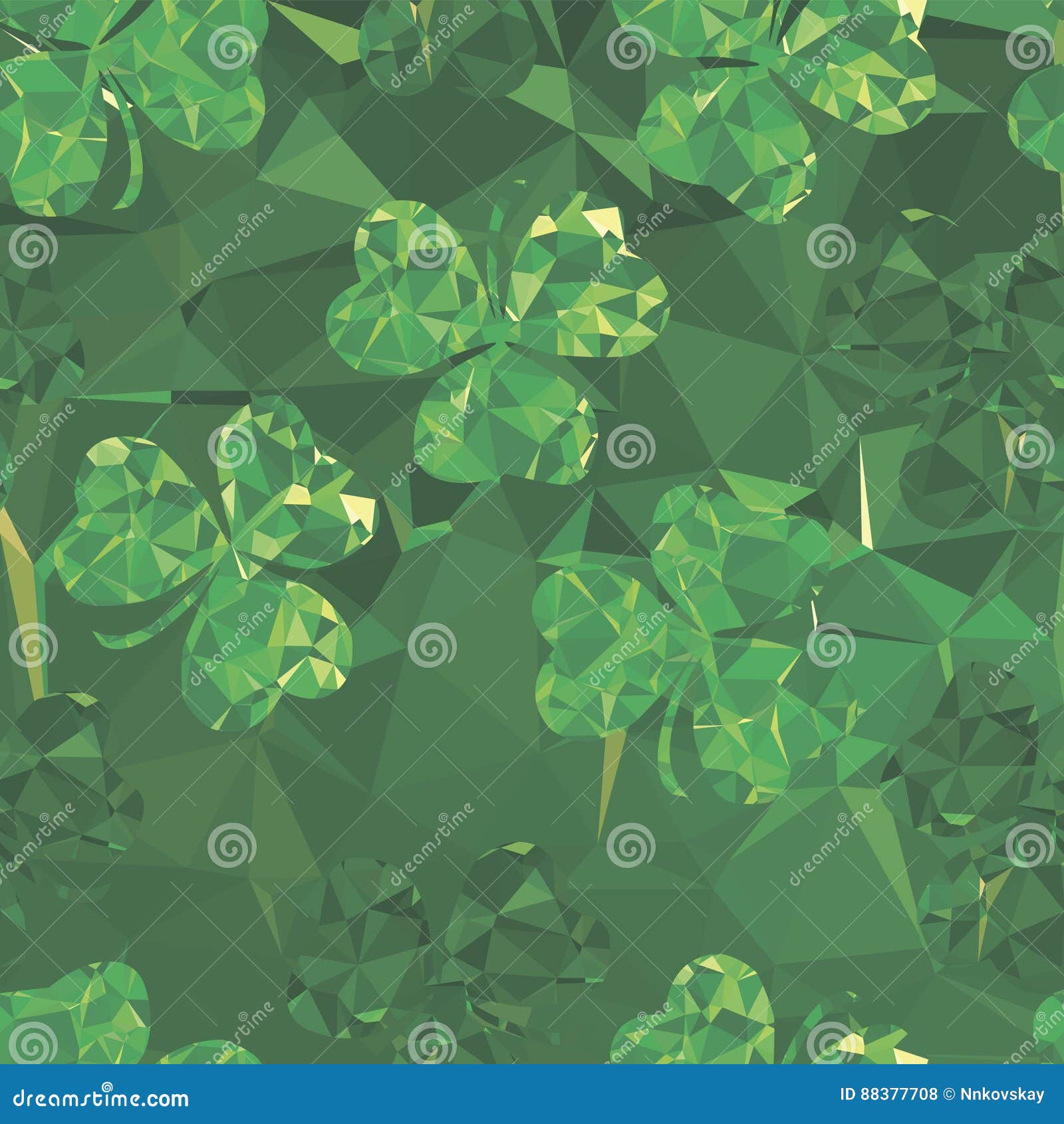 Abstract Background Clover Green, Stock Vector - Illustration of green ...