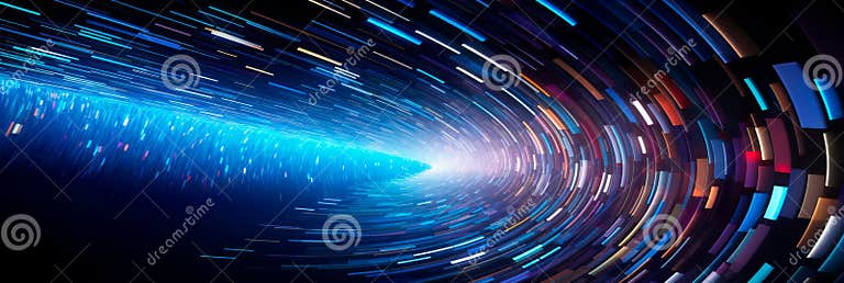 Abstract Background with Code Snippets Swirling Around Like a Vortex ...