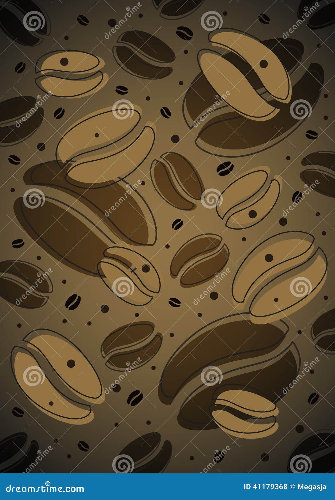 Abstract Background of Coffee Stock Vector - Illustration of coffee ...