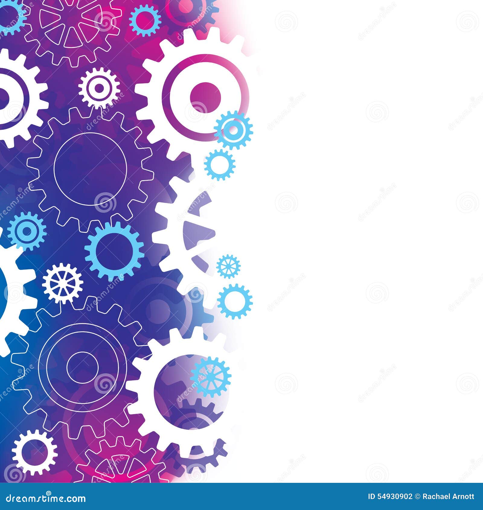 Abstract Background with Cogs Stock Vector - Illustration of line ...