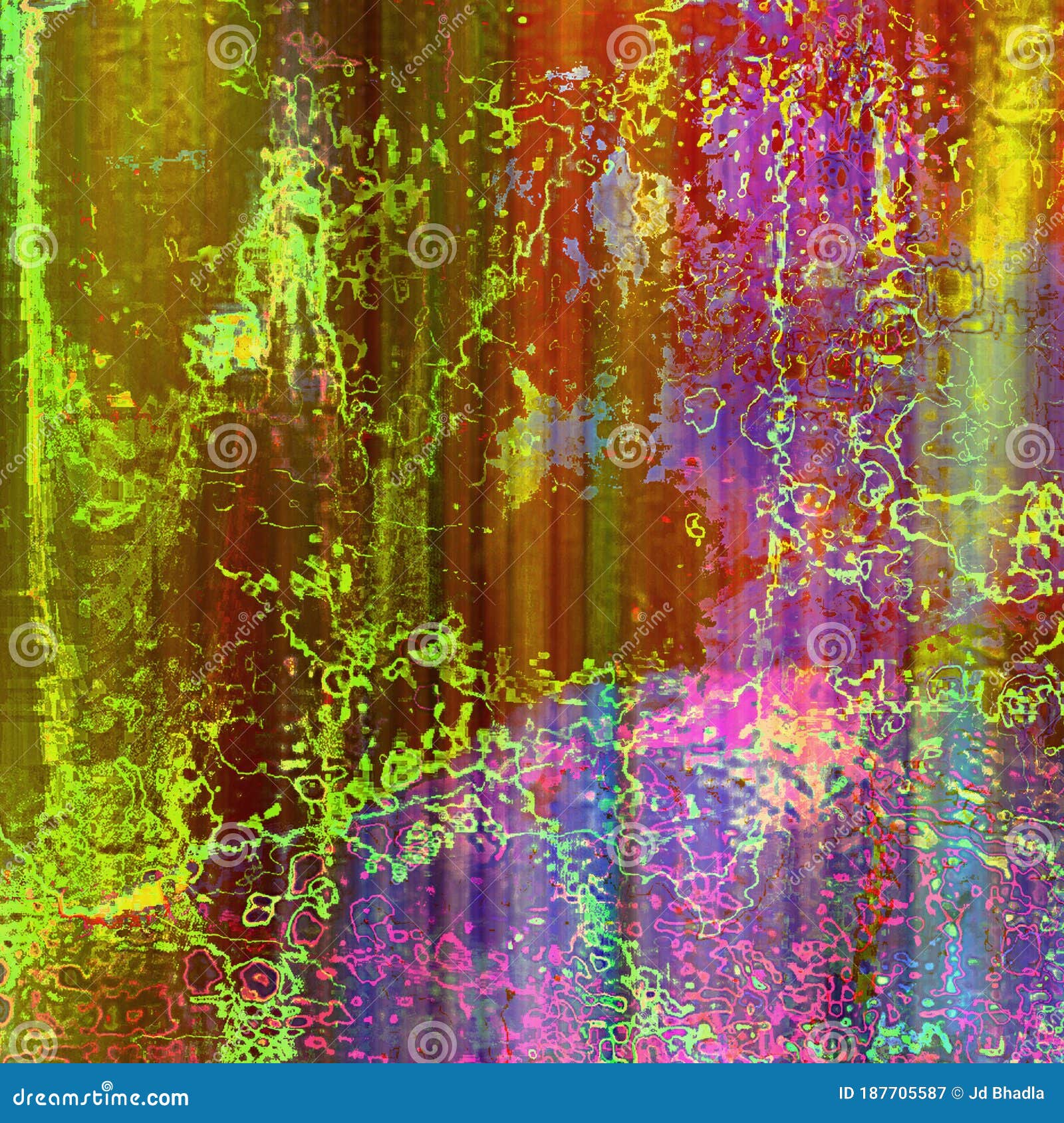 Abstract Background Collage in Different Colors, Textures and Pattern ...