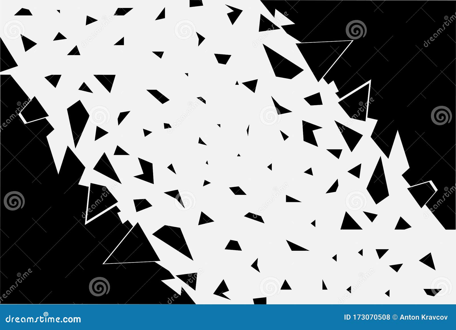 The Abstract Background is Collapsing Stock Illustration - Illustration ...