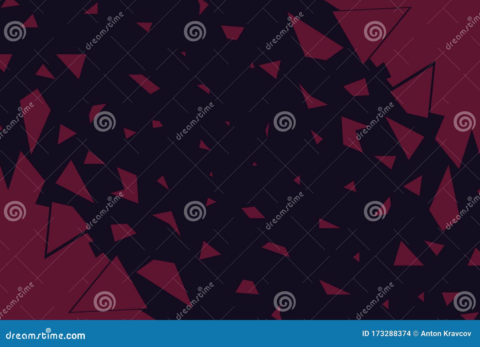 The Abstract Background is Collapsing Stock Illustration - Illustration ...