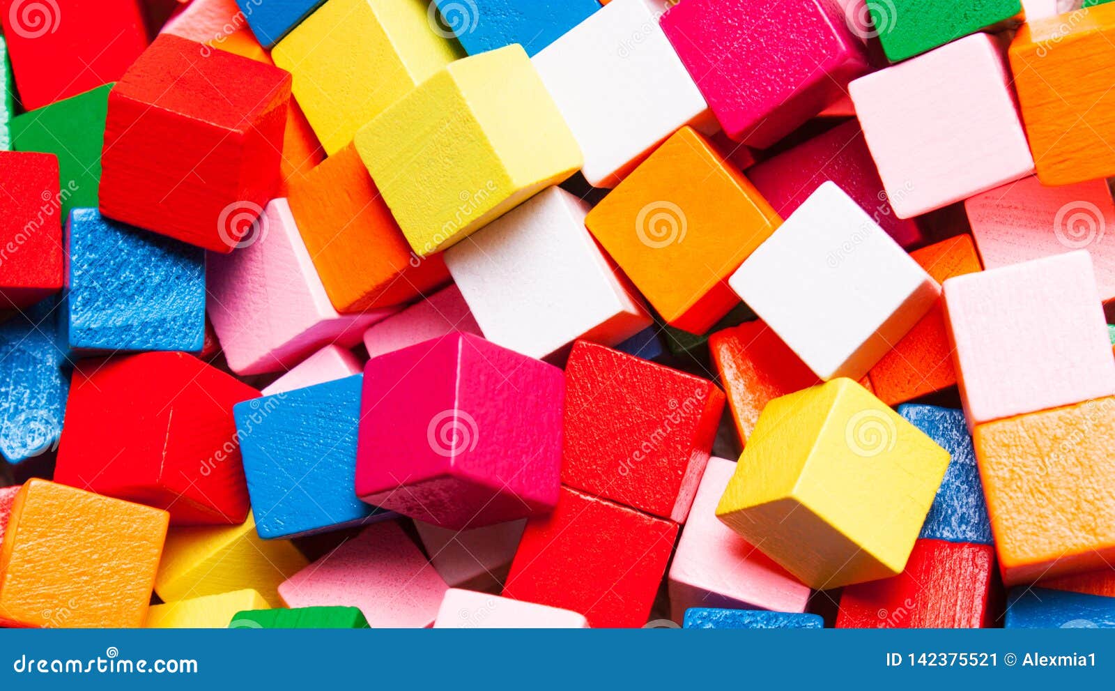 Abstract Background. Color Cubes Close-up Stock Image - Image of color ...