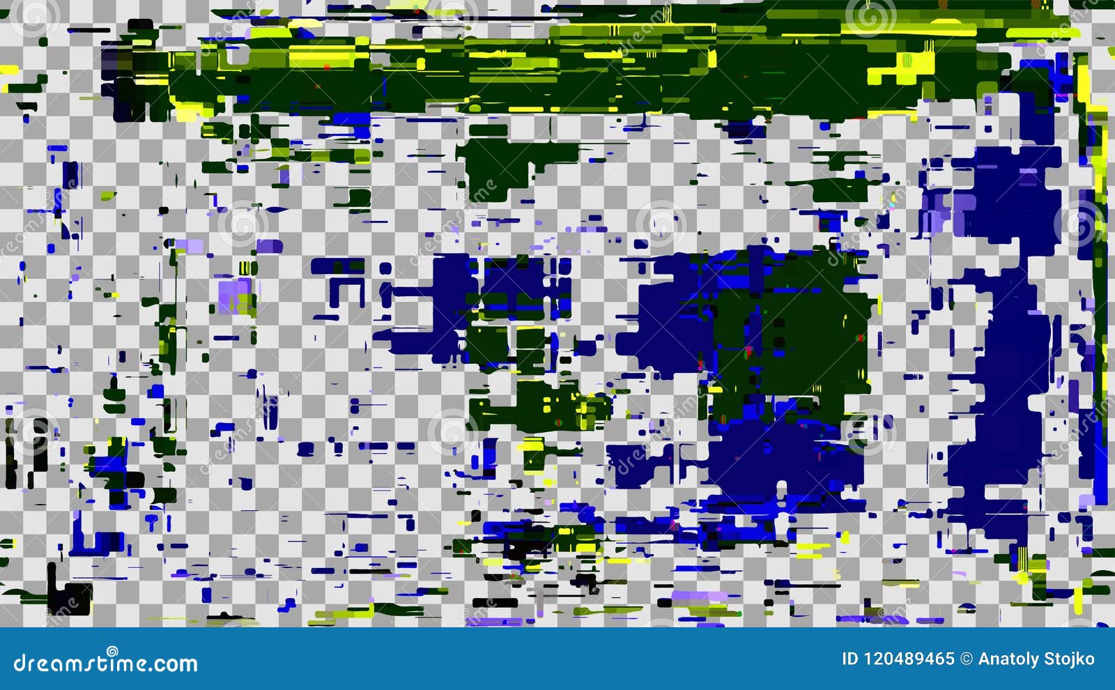 Abstract Background Color Digital Glitch. Technology Design and Stock ...