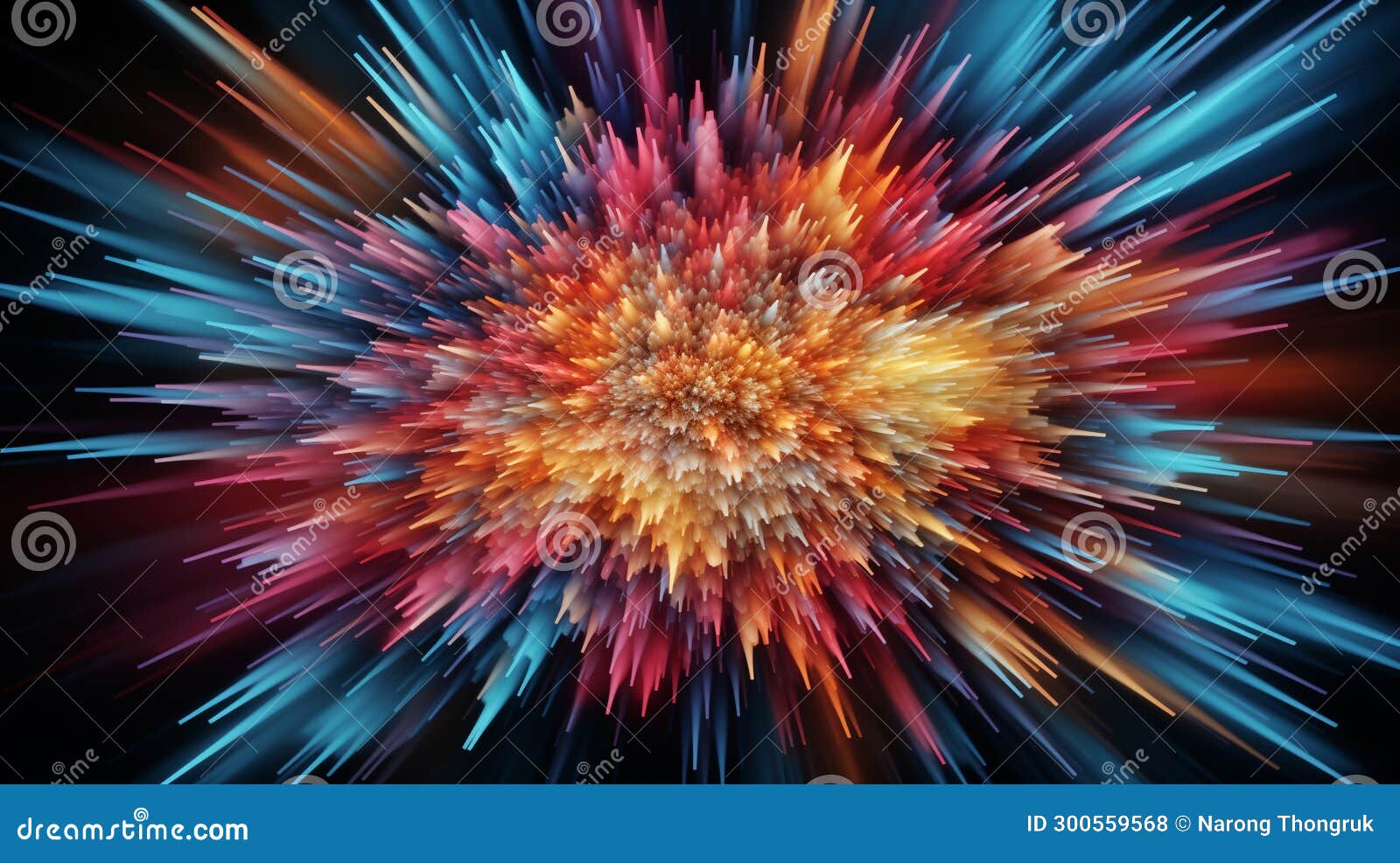 Abstract Background,color Explosion,particles and Matte Sharp Focus ...