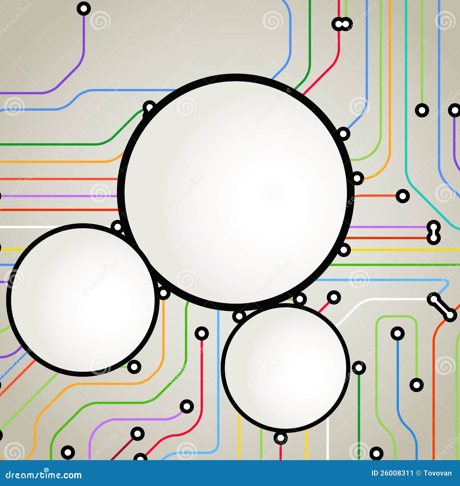 Abstract Background of Color Metro Lines Stock Vector - Illustration of ...