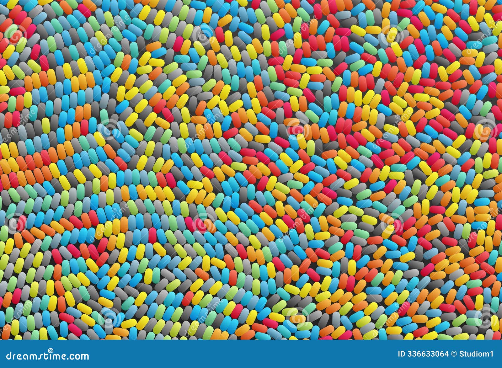 Abstract Background with Color Ovals. Vector Illustration Stock Vector ...