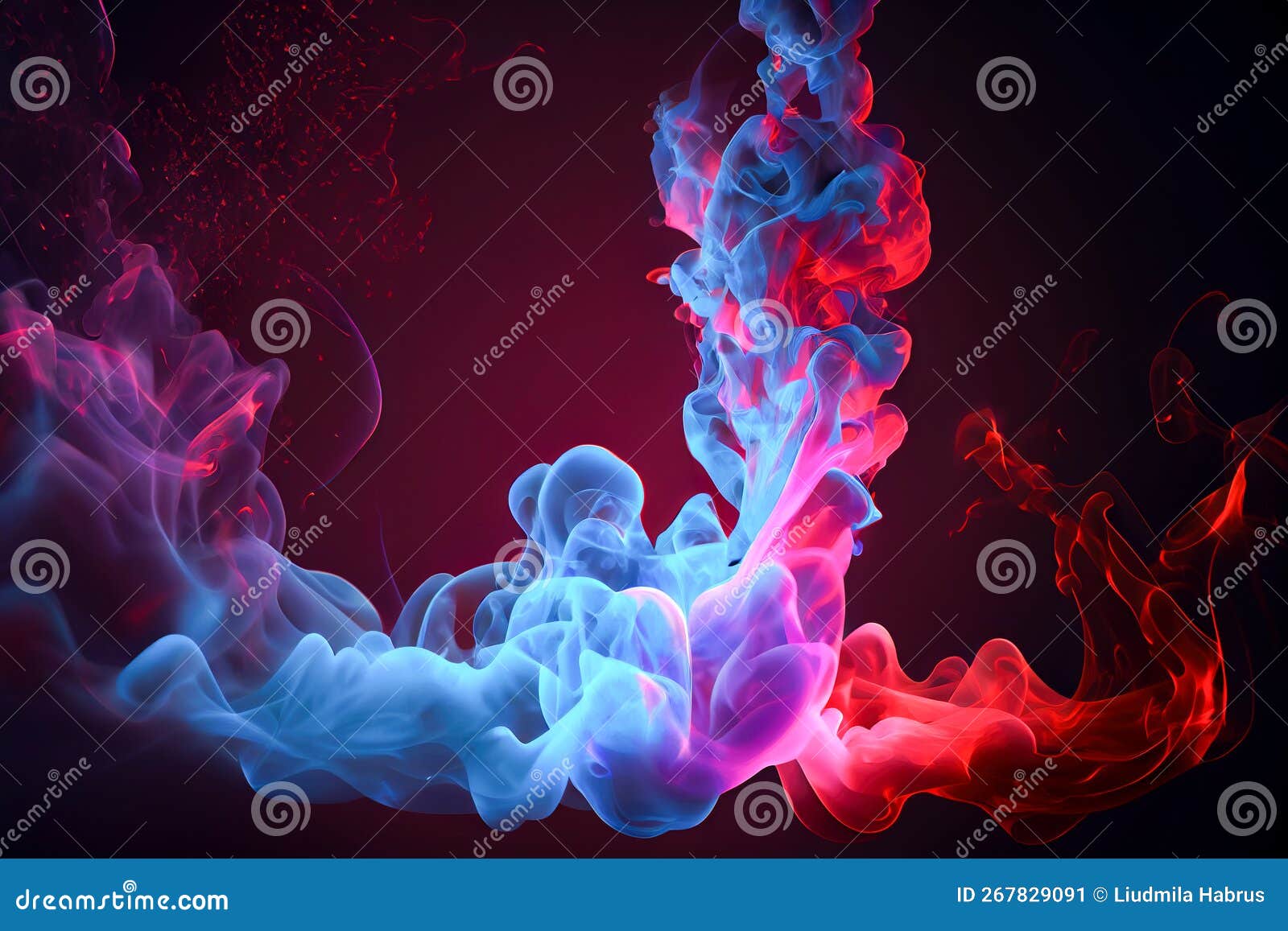 Abstract Background. Color Paint Splash Isolated Black Background ...