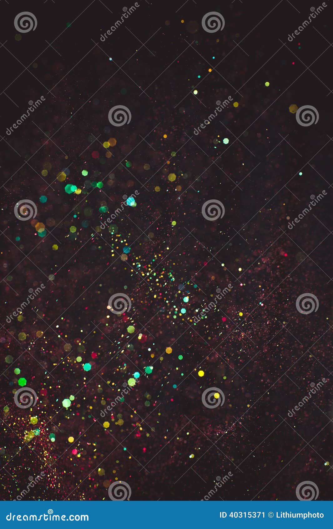 Abstract Background with Color Particles Stock Image - Image of bright ...