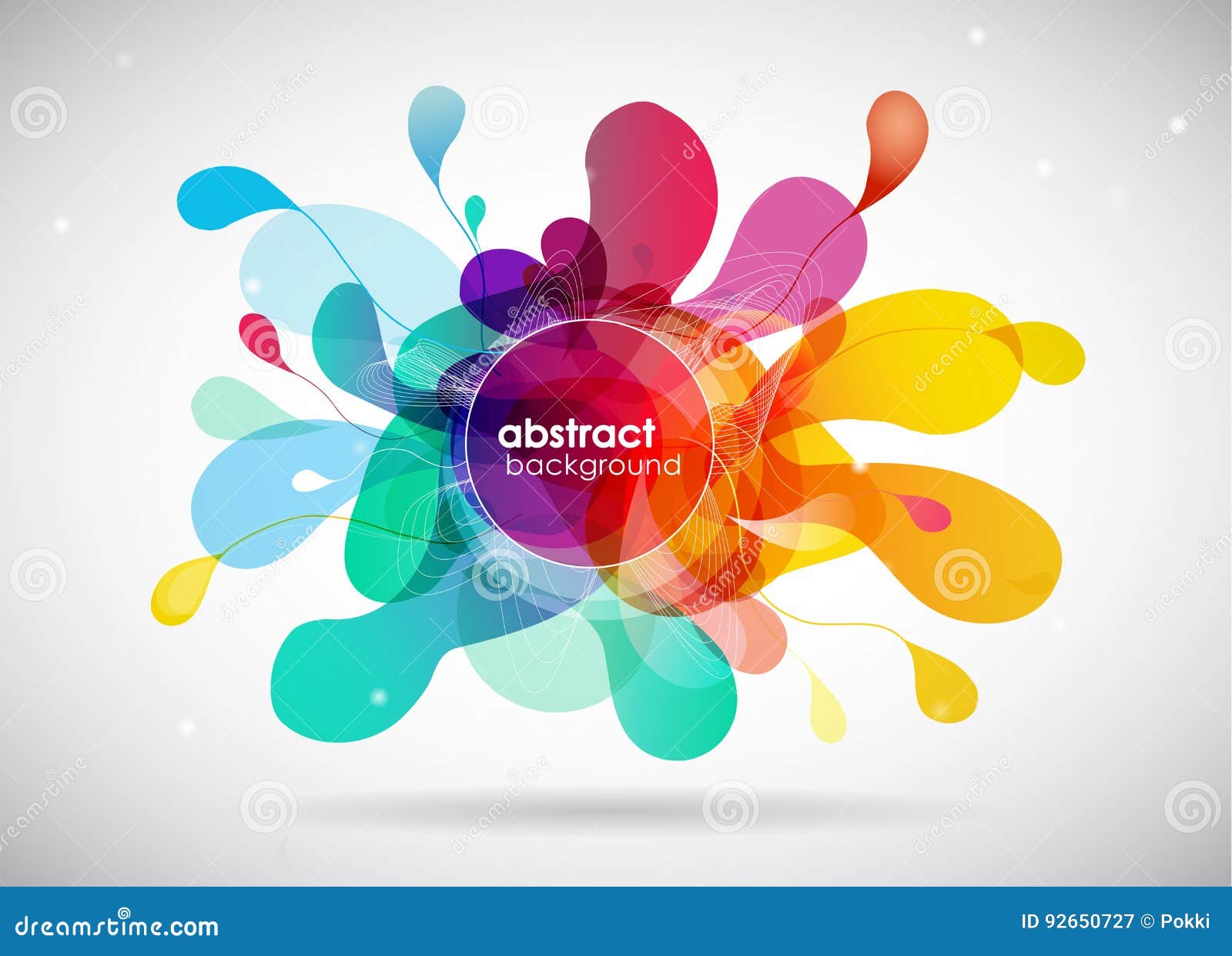 Abstract background stock vector. Illustration of splash - 92650727