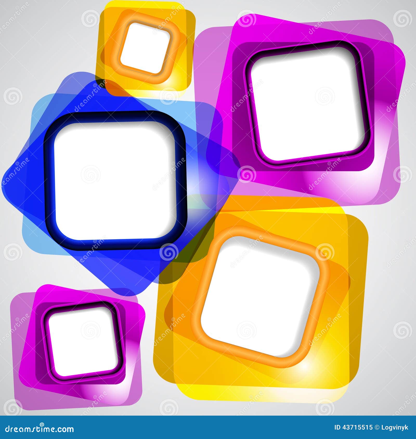 Abstract Background of Color Squares. Stock Illustration - Illustration ...