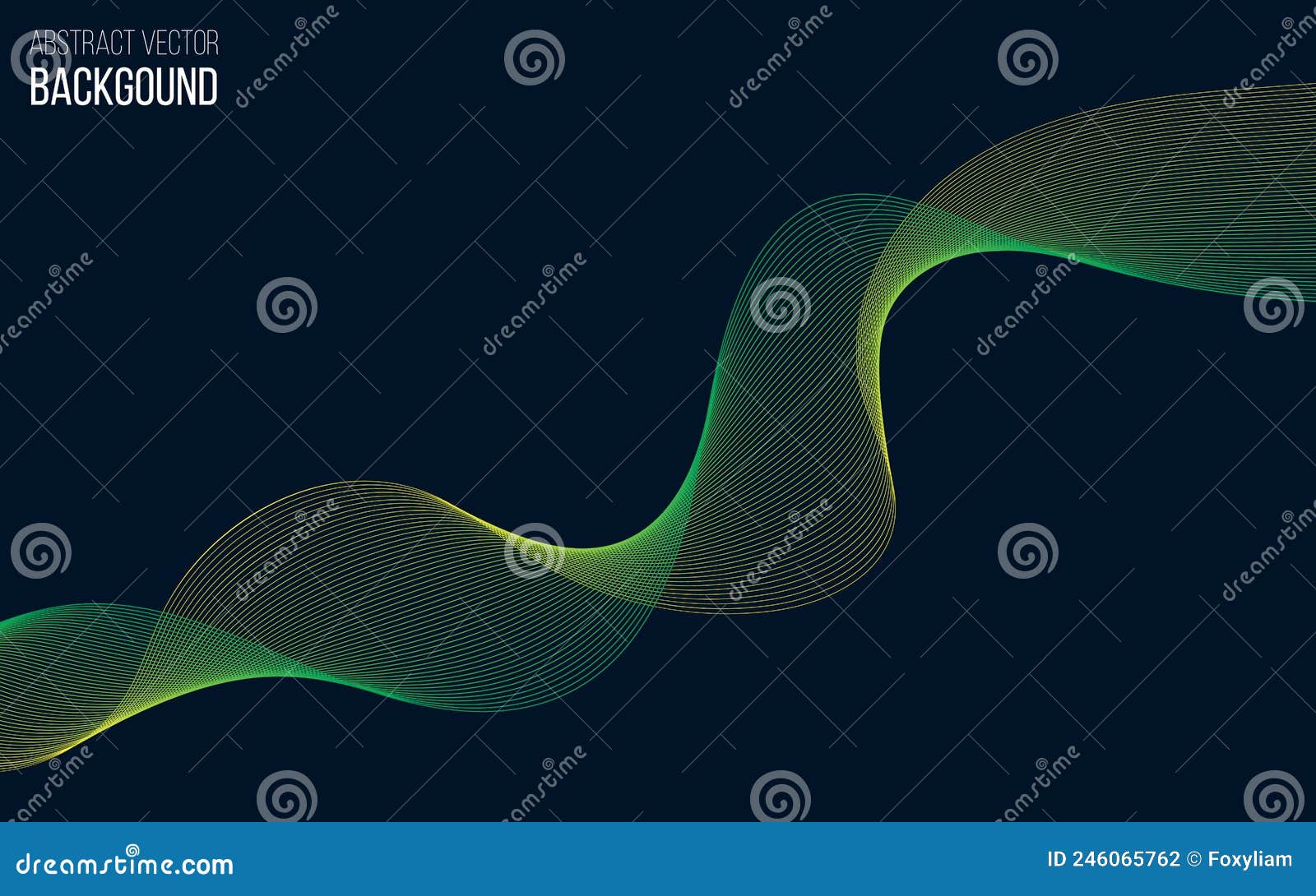 Abstract Background with Color Wave Design Element Stock Vector ...