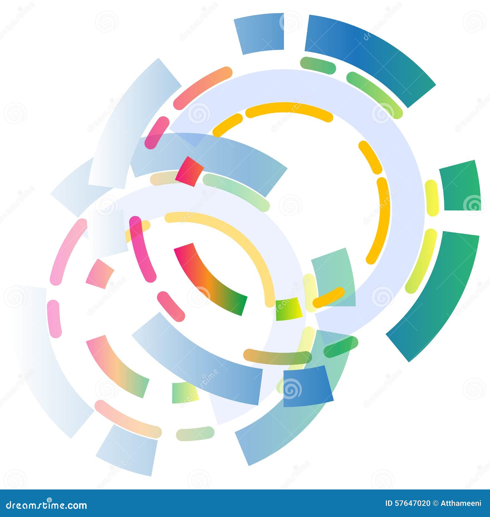 Abstract Background Color Wheel Stock Illustration - Illustration of ...