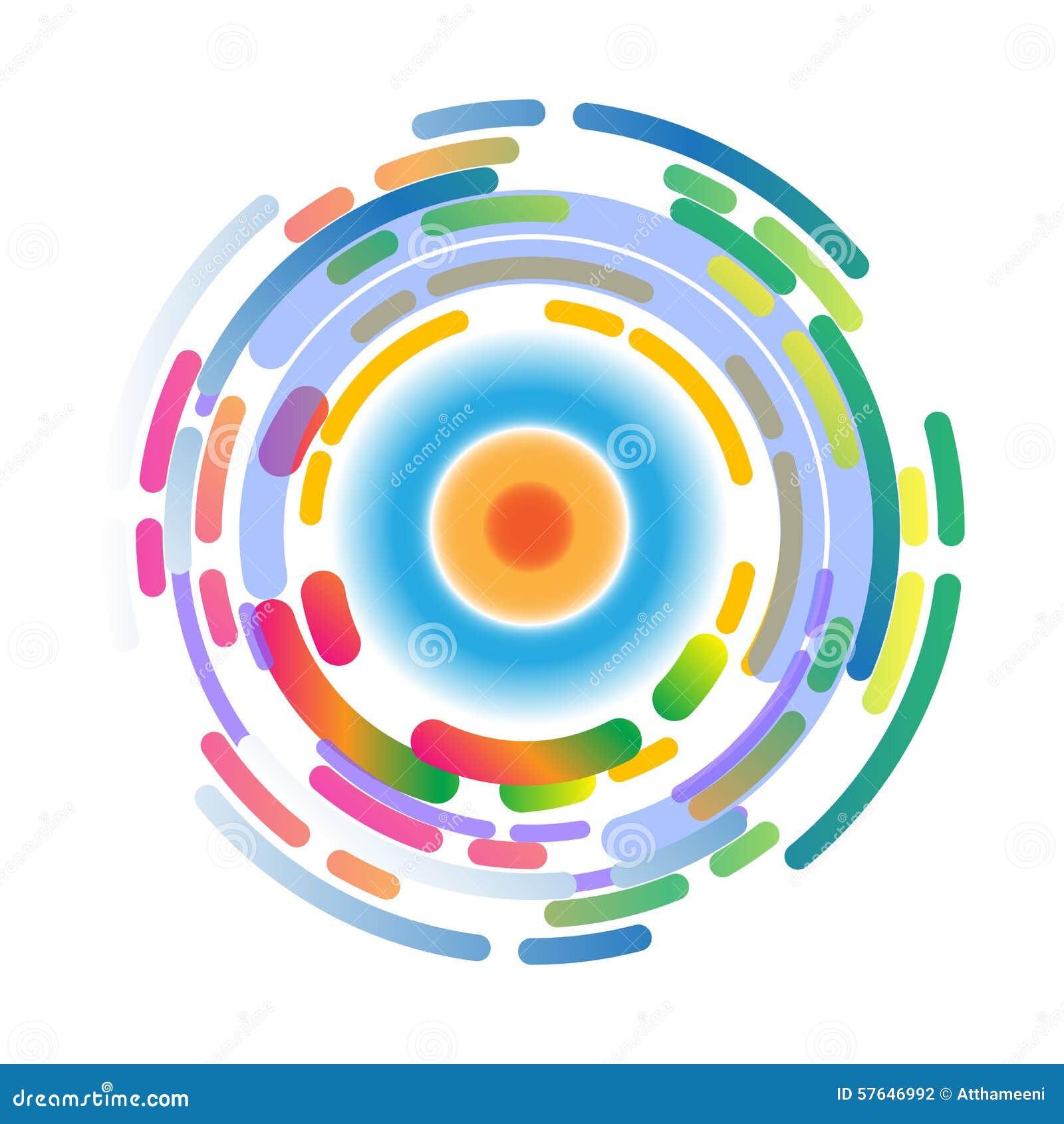 Abstract Background Color Wheel Stock Vector - Illustration of abstract ...