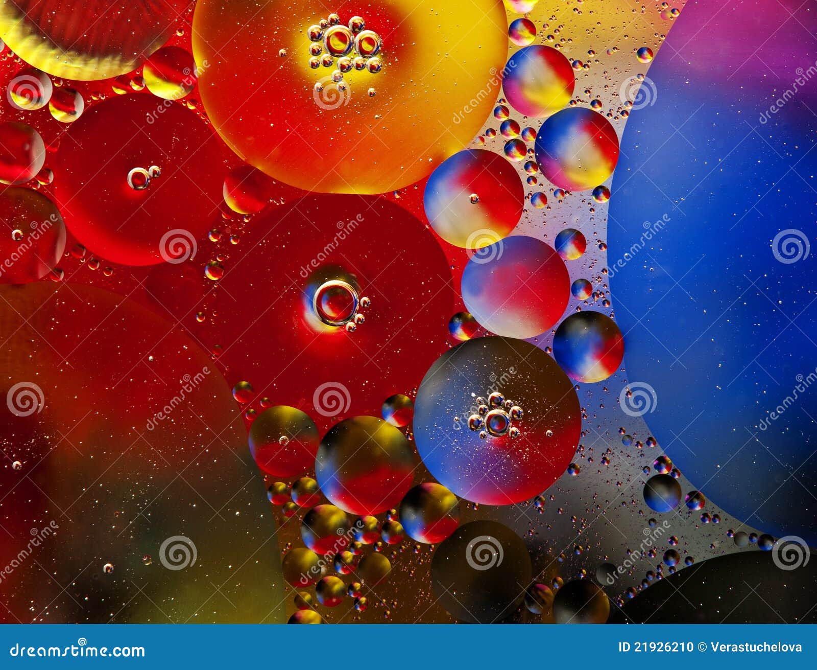 Abstract Background from Colored Bubbles Stock Photo - Image of macro ...