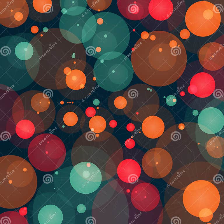 Abstract Background of Colored Circles. Stock Vector Illustration Stock ...