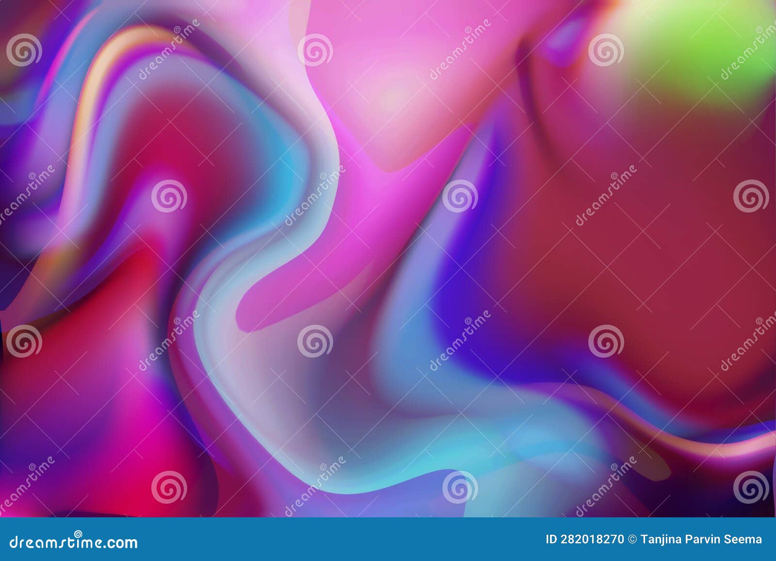 Abstract Background with a Colored Dynamic Waves Blurry Background. Illustration Suitable for ...
