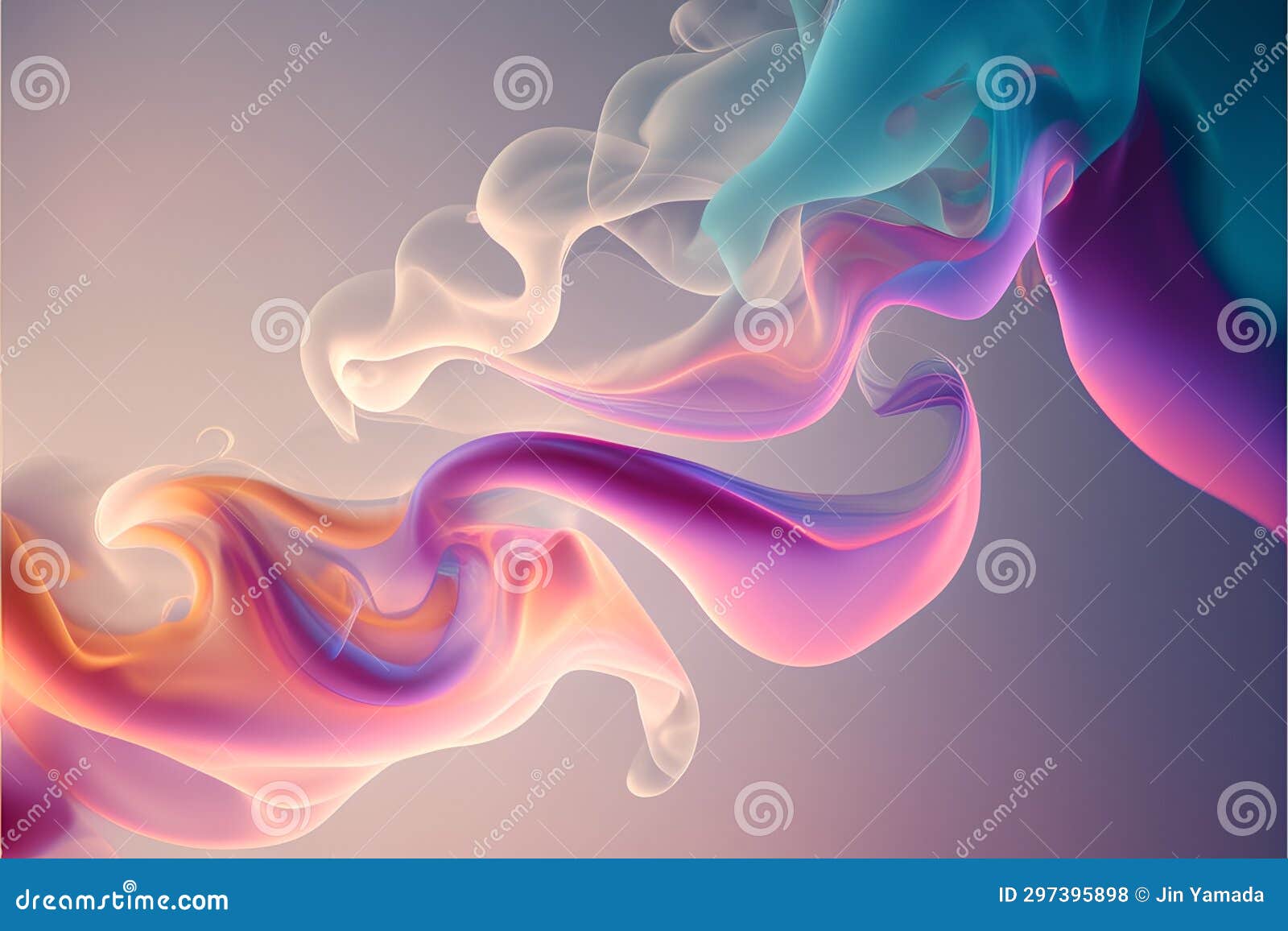 Abstract Background with Colored Smoke, Vector Illustration, Eps10 ...