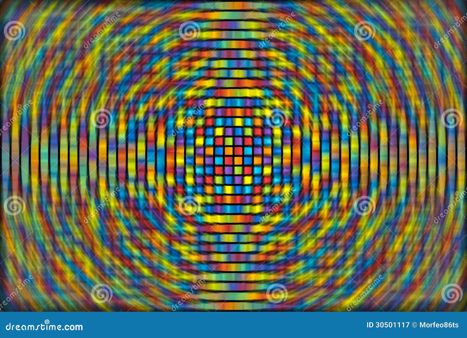 Abstract Background of Colored Squares Stock Illustration ...