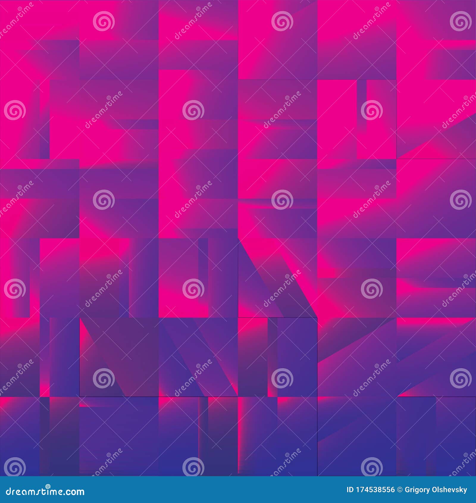 Abstract Background with Colored Tiles Stock Vector - Illustration of ...
