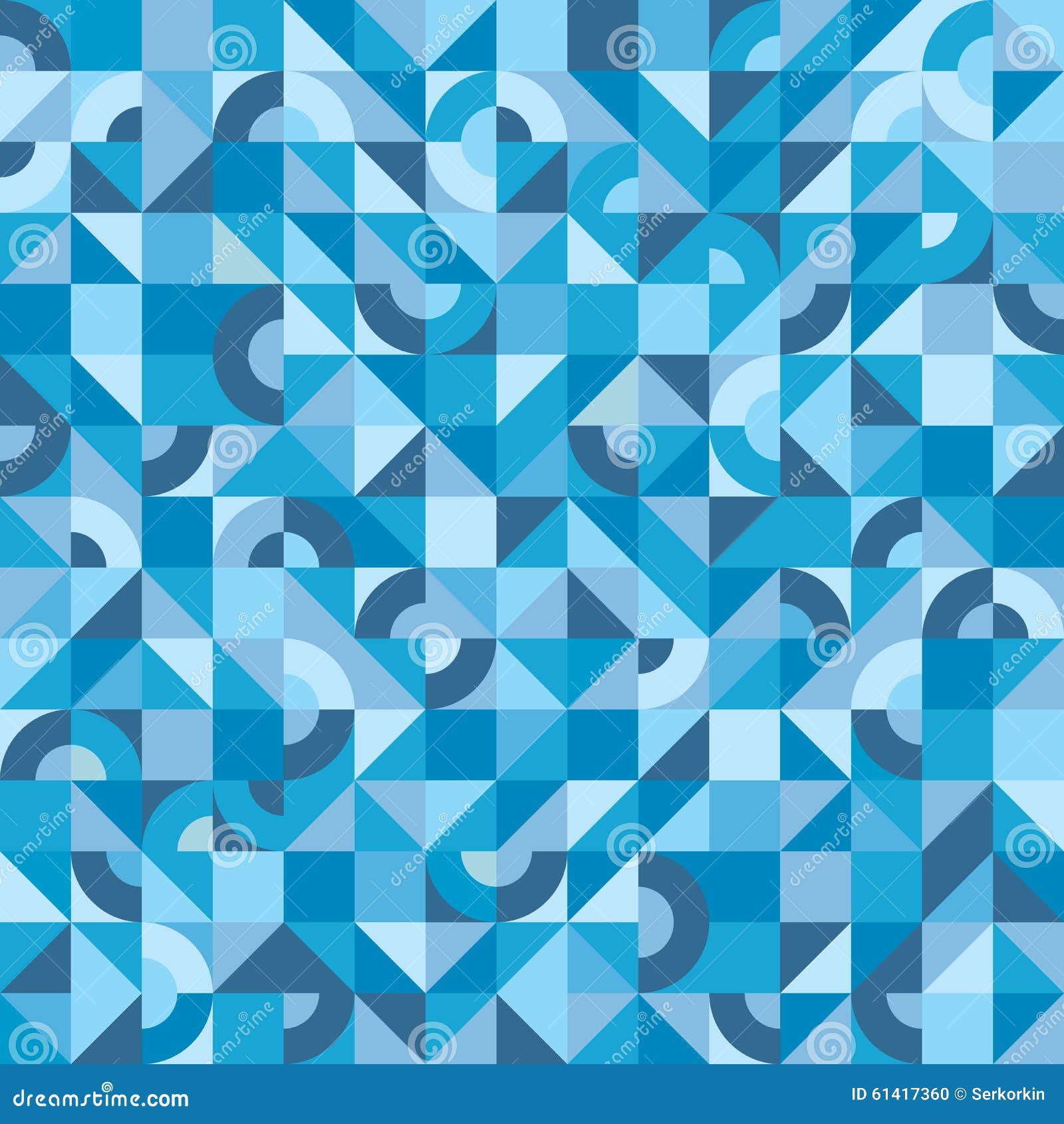 Abstract Background - Colored Vector Pattern in Blue Colors for ...