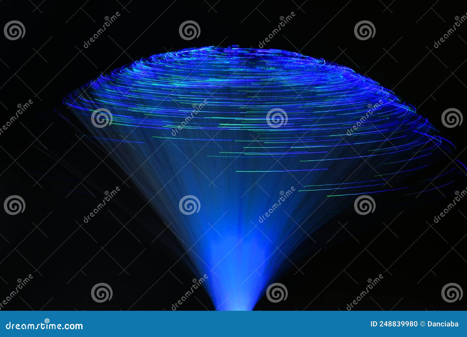 Abstract Background. Colored Vortex Effect Created with Fiber Optic ...