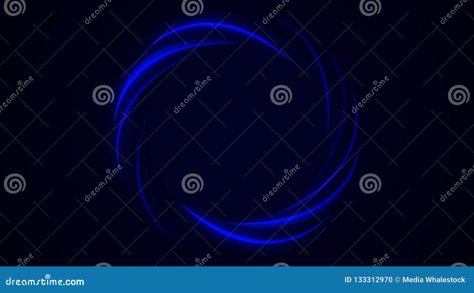 Abstract Background Colorful Circles Perpetually Moving, Hypnosis ...