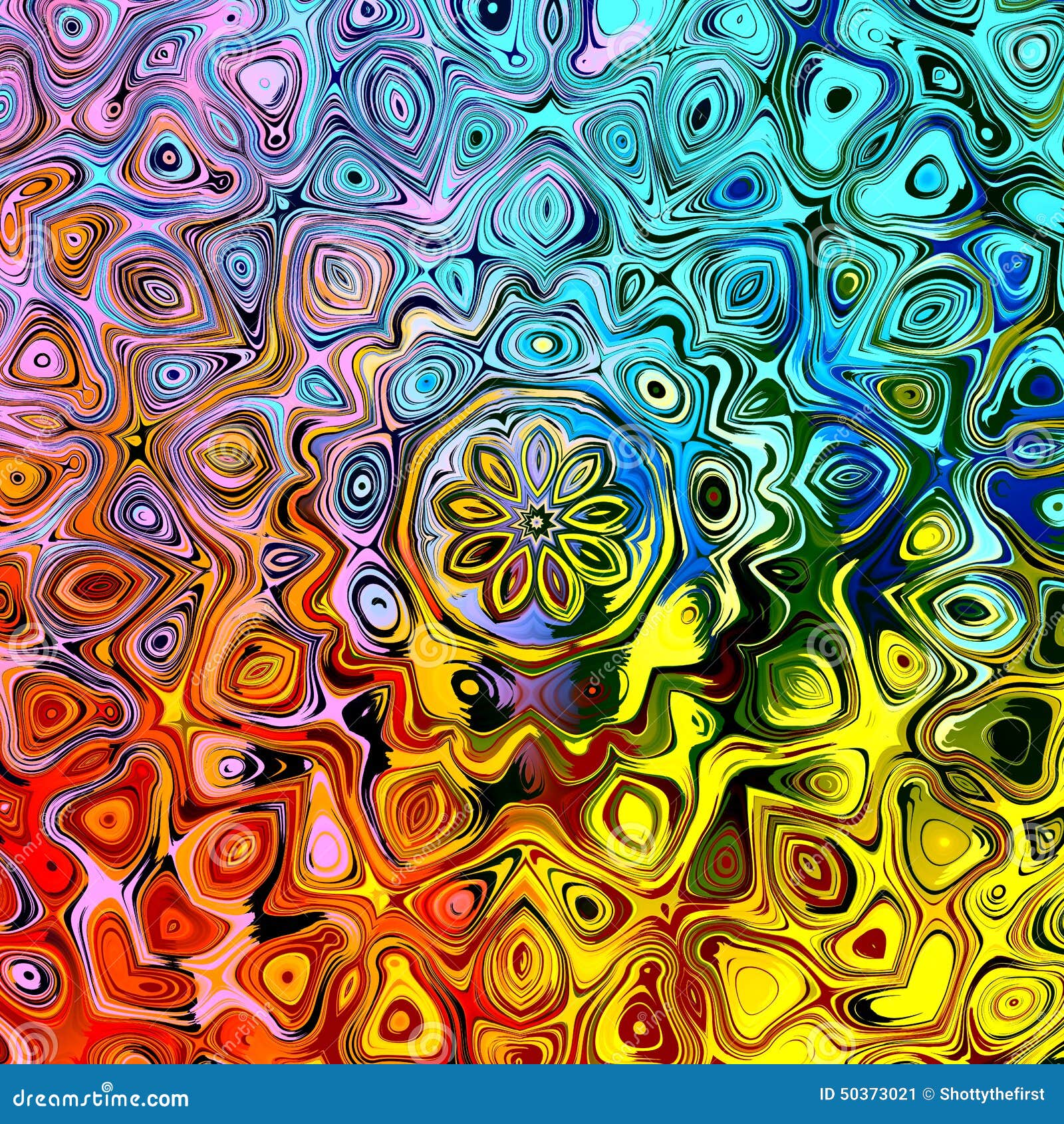 Abstract Background with Colorful Creative Stylized Shapes. Mandala ... Abstract Background with Colorful Creative Stylized Shapes. Mandala ...