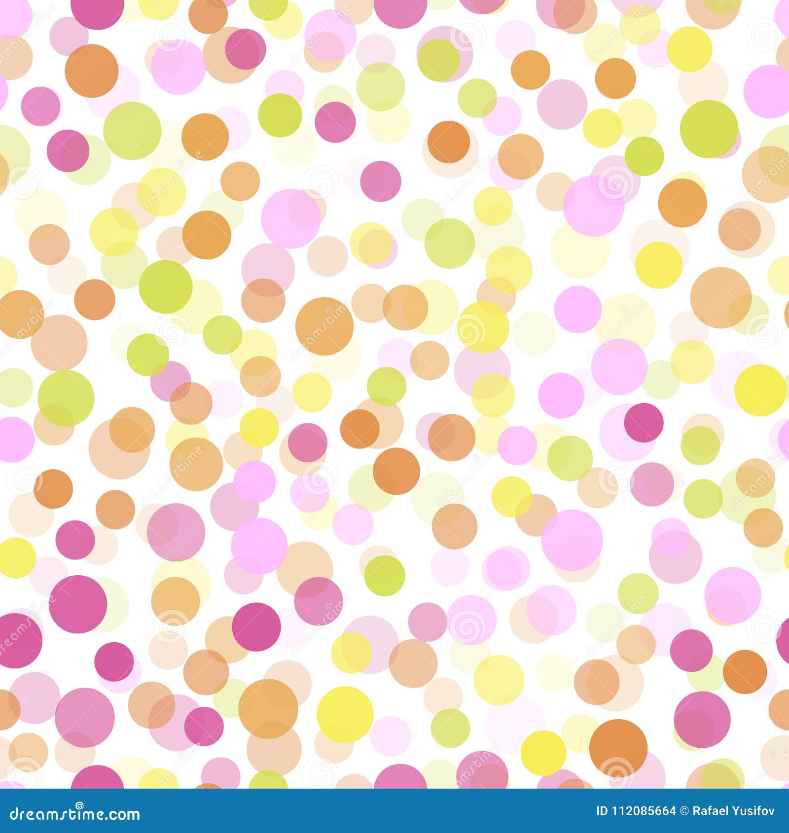 Abstract Background with Colorful Dots on White. Vector. Stock Vector ...