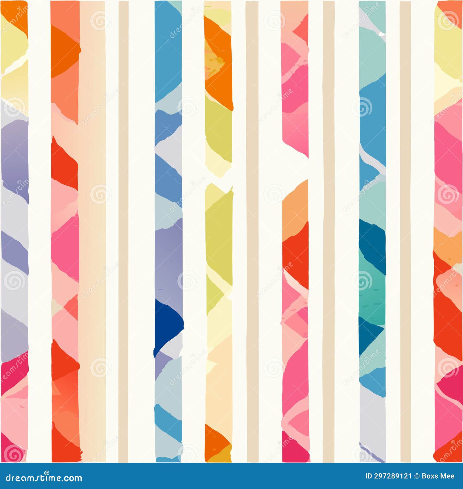 Abstract Background with Colorful Geometric Pattern, Vertical Stripes ...