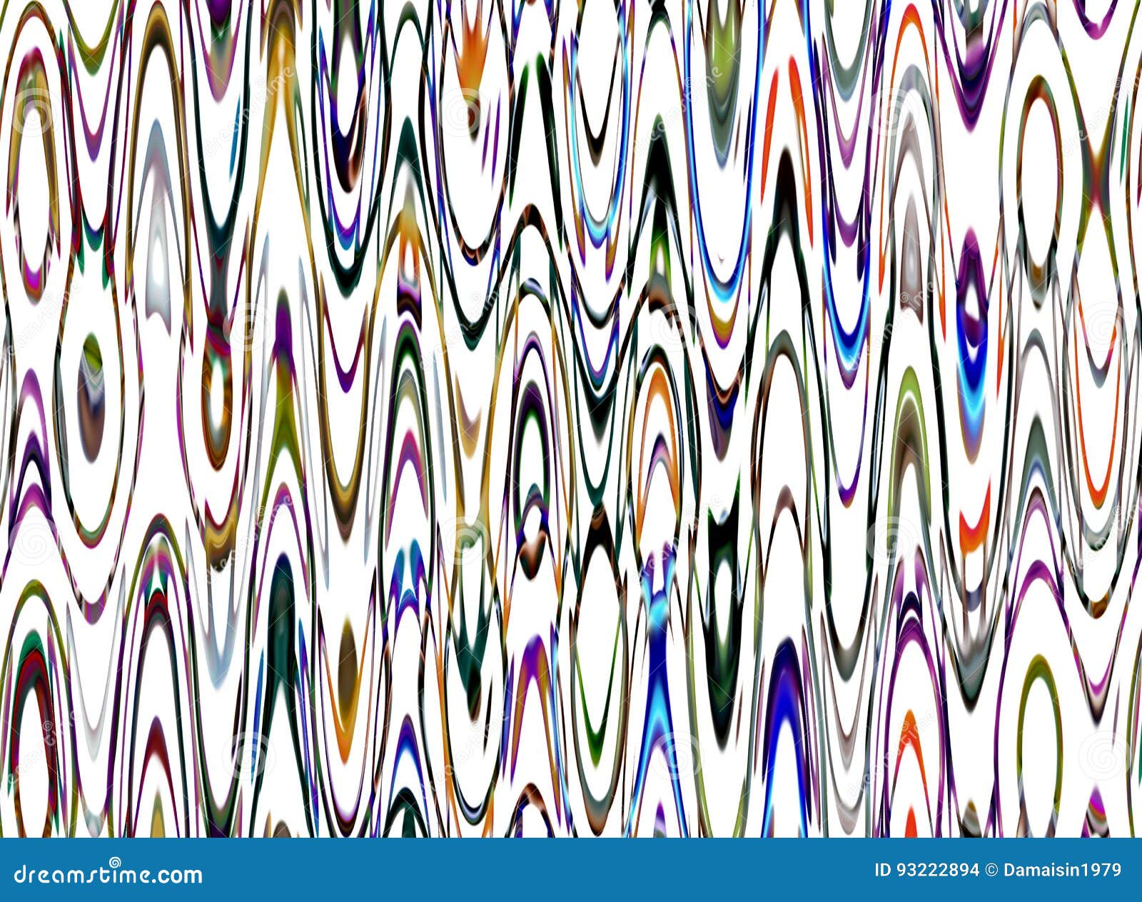 Abstract Background And Colorful Glass Shapes Stock Illustration