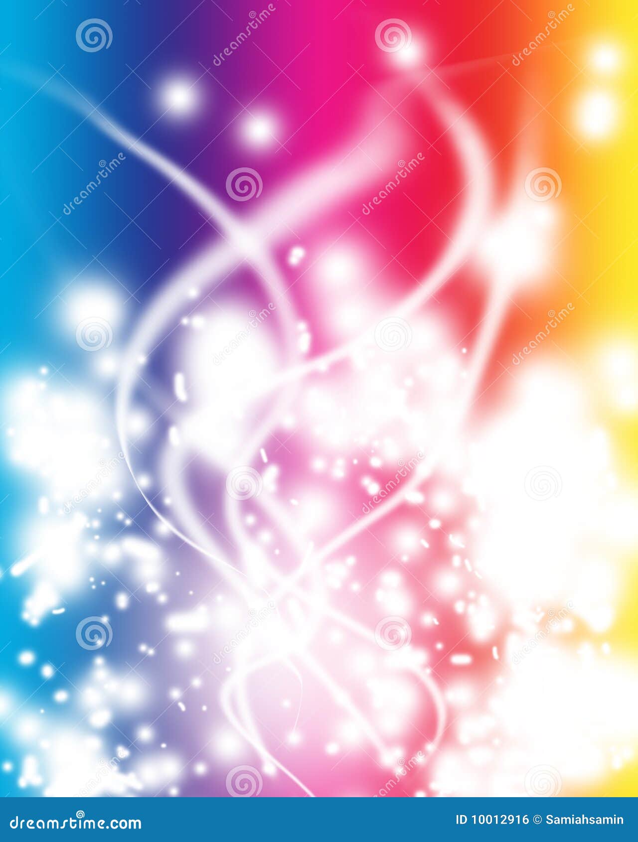 Colorful Glowing Galactic Seal Abstract Background Stock Photography ...
