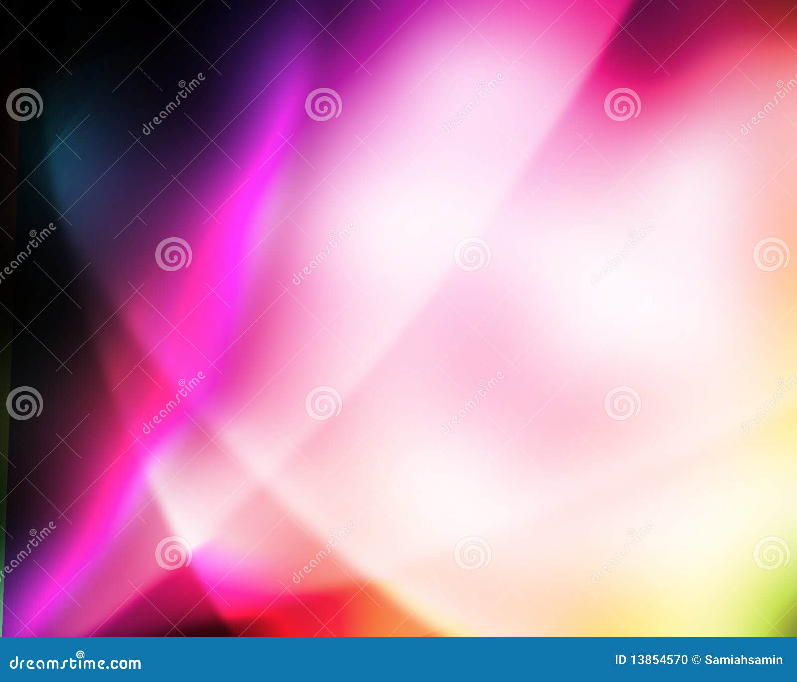 Abstract Background of Colorful Glowing Lights Stock Illustration ...