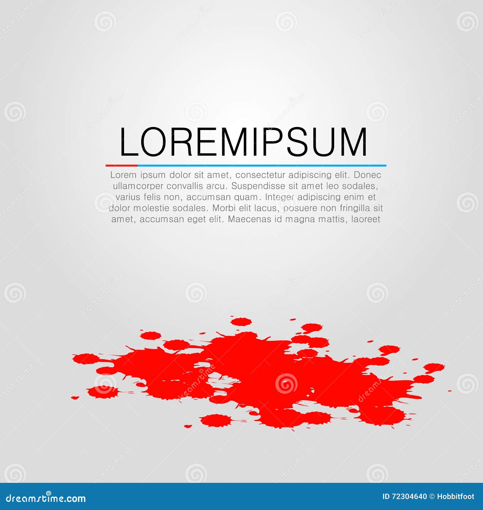 Abstract Background with Colorful Ink or Blood Splash Stock Vector ...