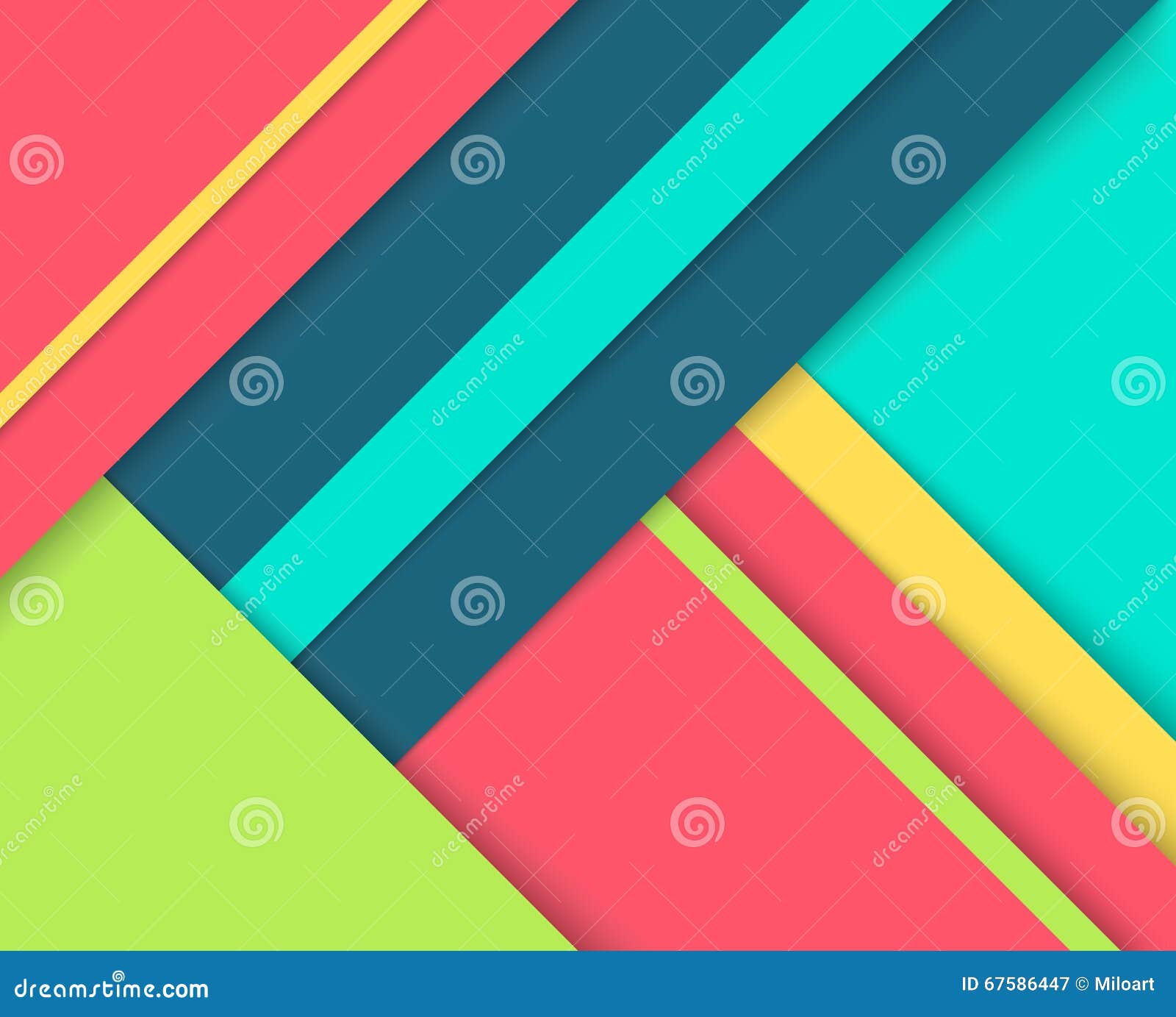 Colorful Layers Background. Abstract Waves With Soft Shadows. 3D ...