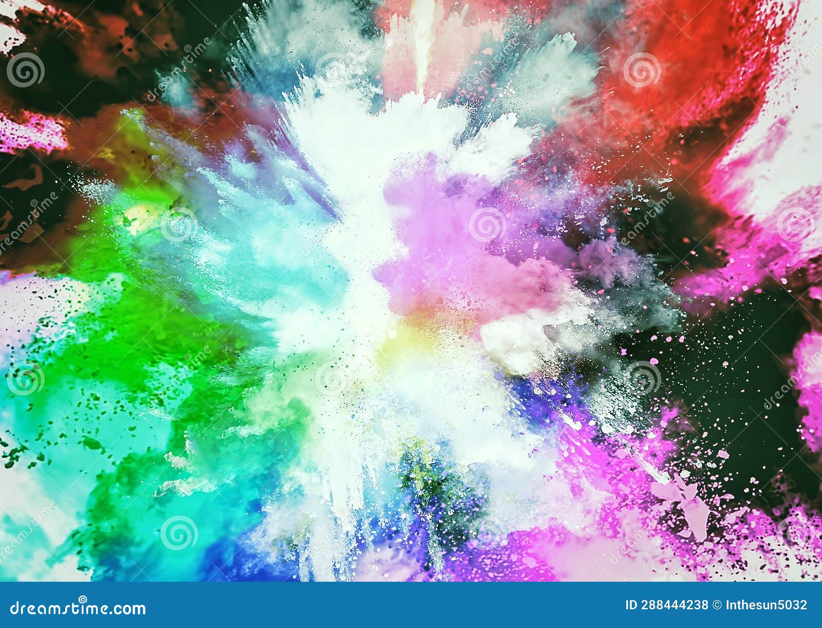 Abstract Background with Colorful Particles Exploding Stock Photo ...