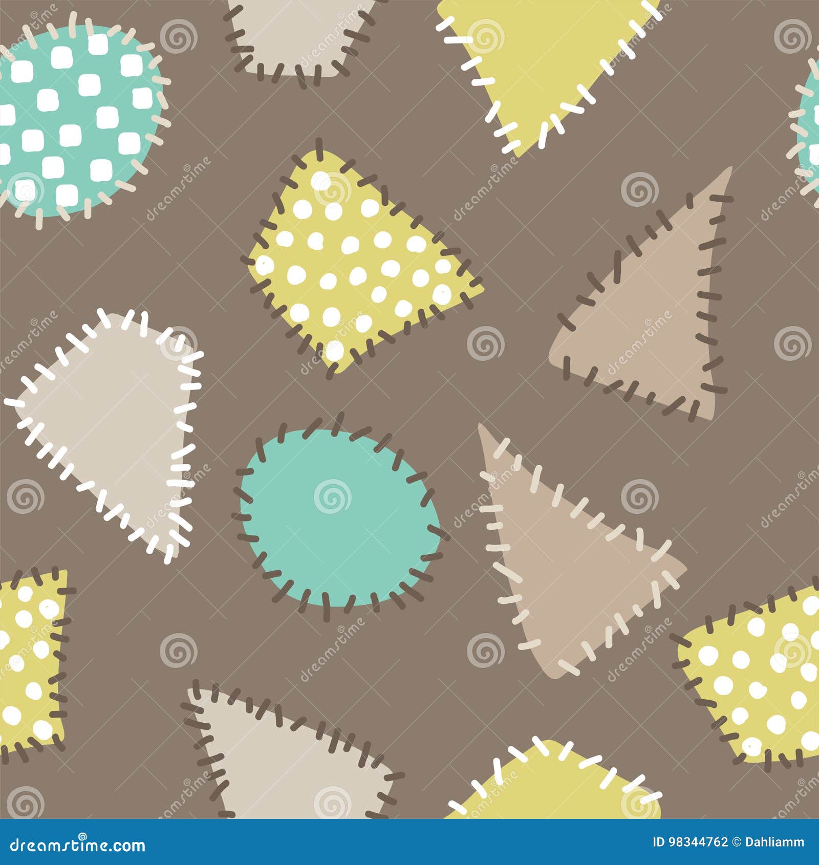 Abstract Background with Colorful Patches. Vector Stock Vector ...