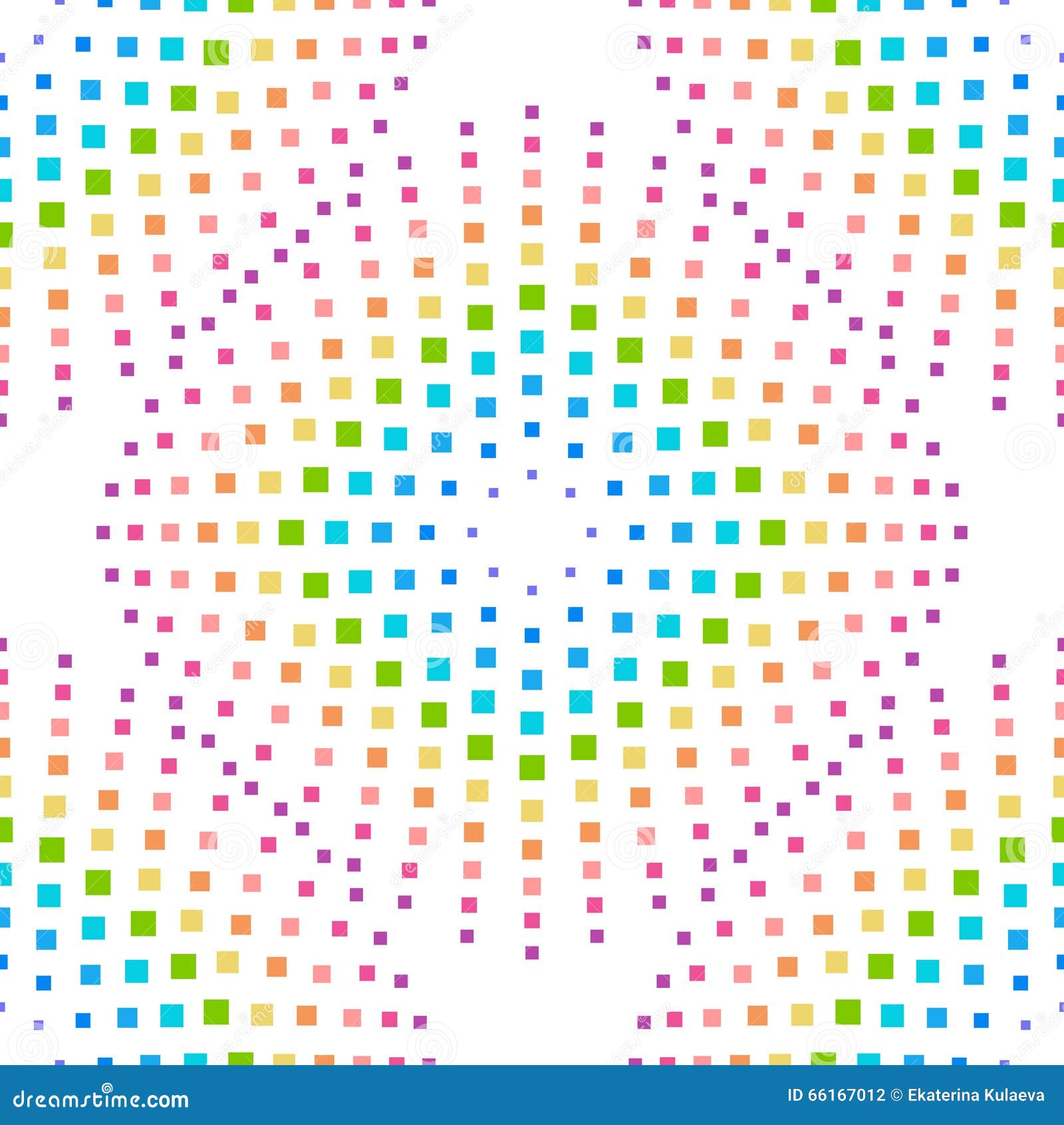 Abstract Background with Colorful Rainbow Square Shapes. Stock Vector ...