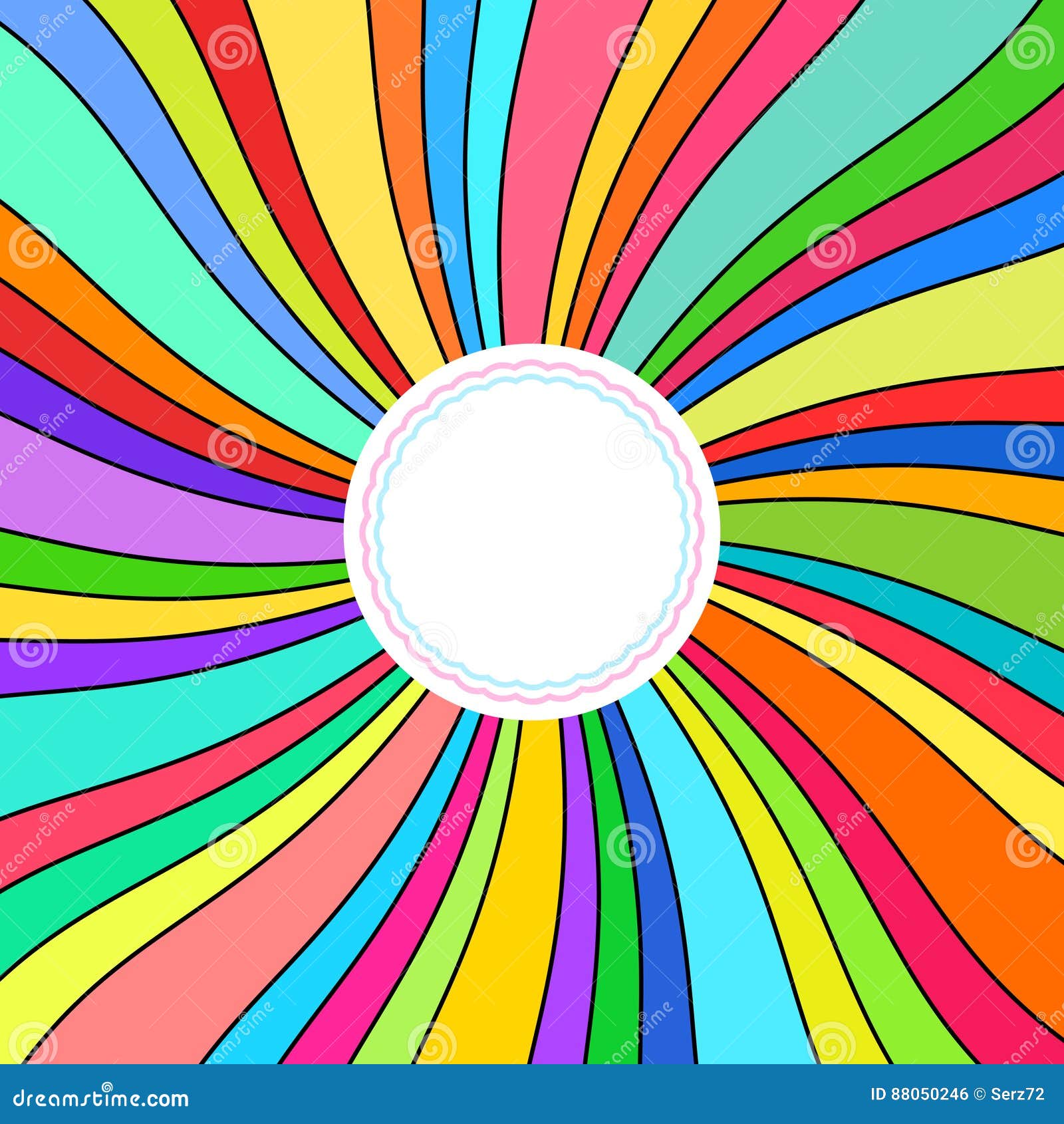 Abstract Background, Colorful Rays Stock Illustration - Illustration of ...