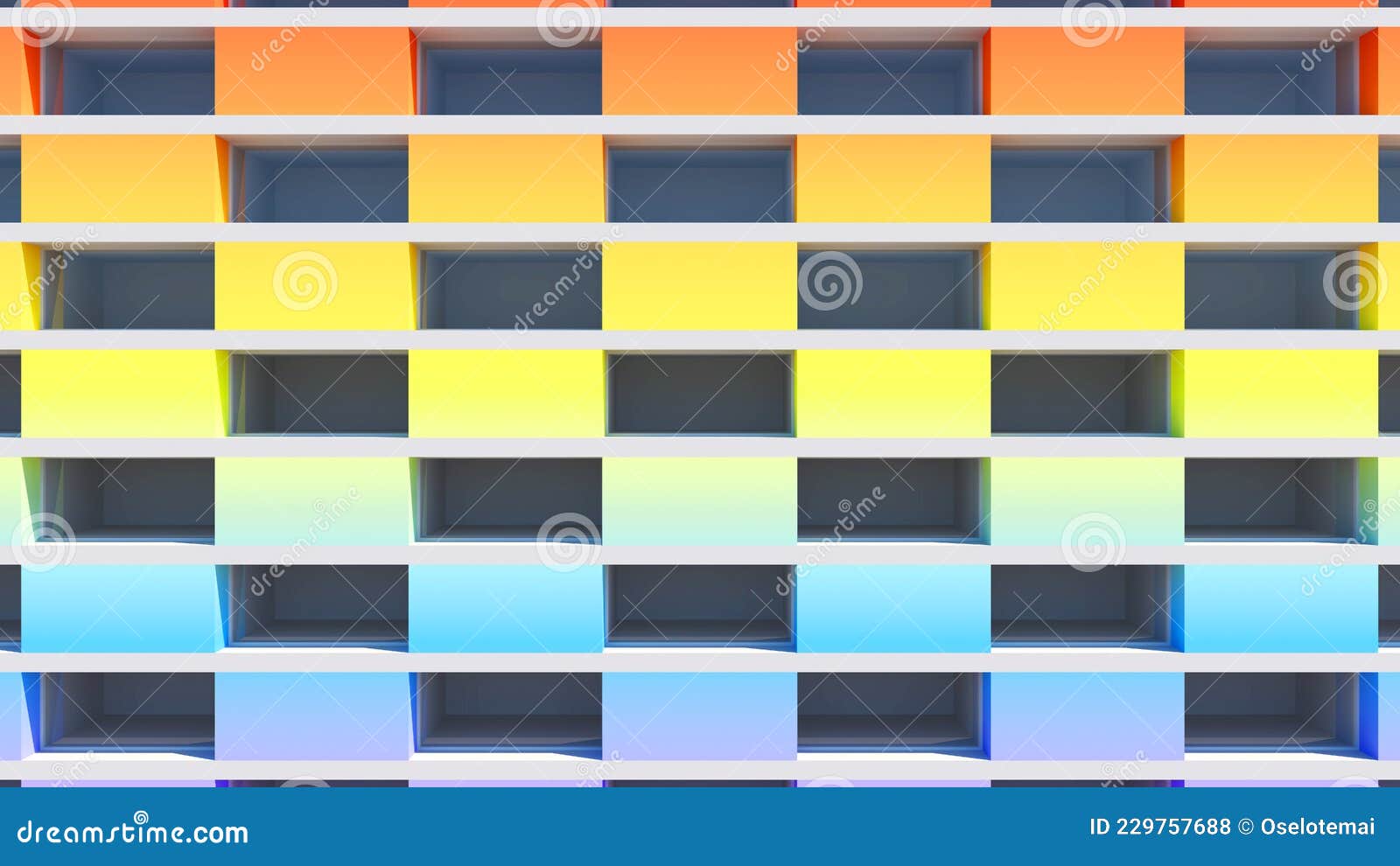 Rectangular Checkerboard Pattern - Seamless Background - Coffered ...
