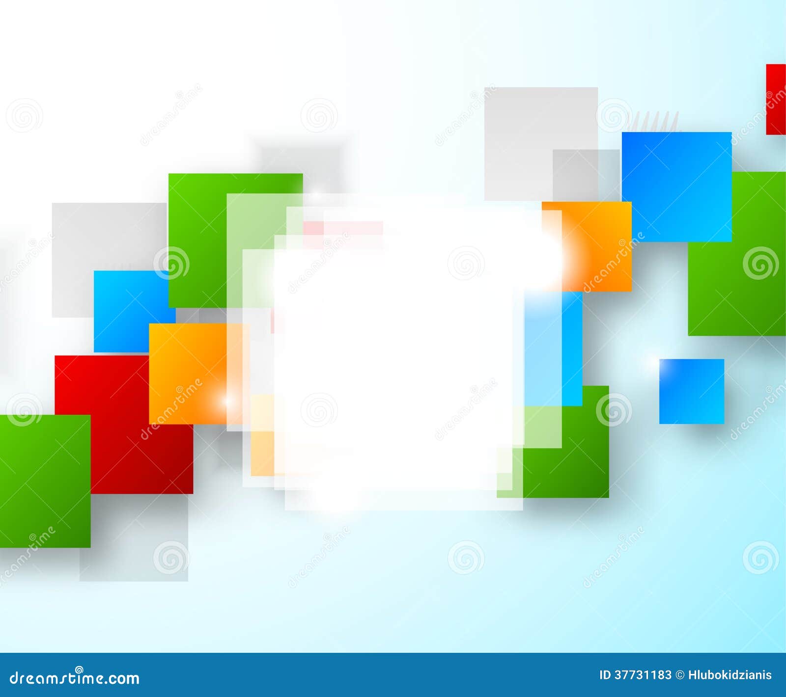 Abstract Background with Colorful Squares Stock Vector - Illustration ...