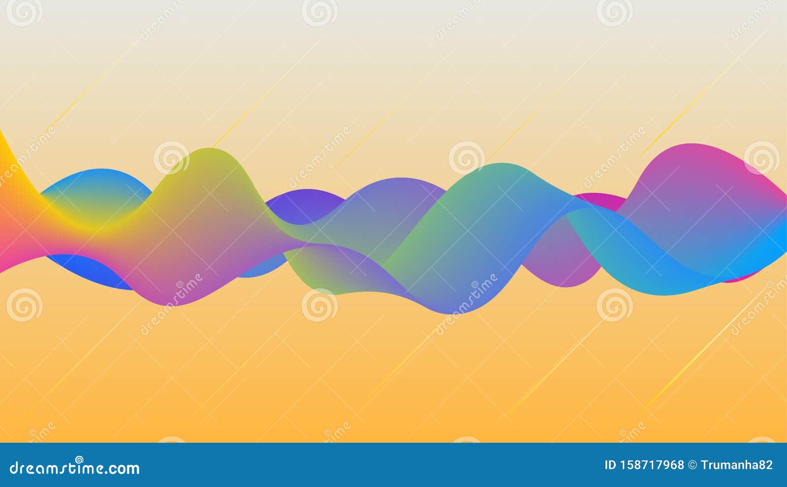 Vibrant Waves Of Blue And Pink Light Flow In A Dynamic, Abstract ...