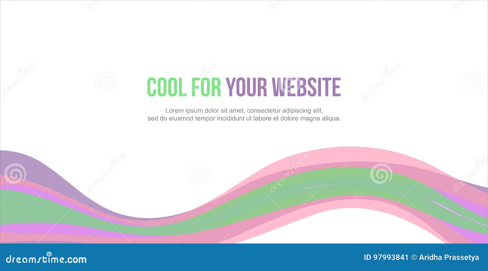 Abstract Background Colorful Website Header Stock Vector - Illustration ...