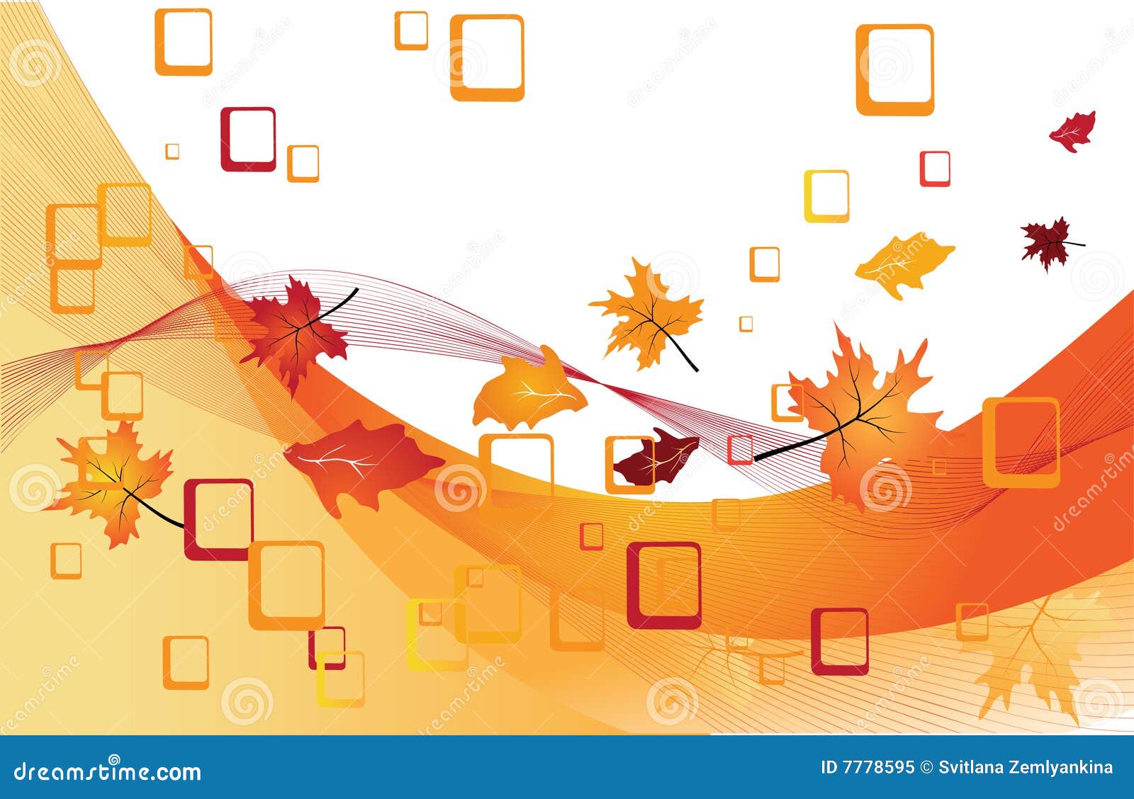 Abstract Background in Colors of Autumn Stock Vector - Illustration of ...