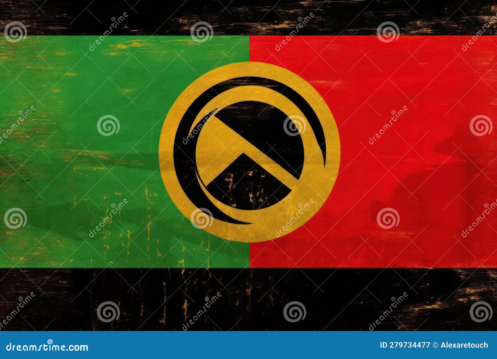 Abstract Background in the Colors of the Pan-African Flag Stock ...