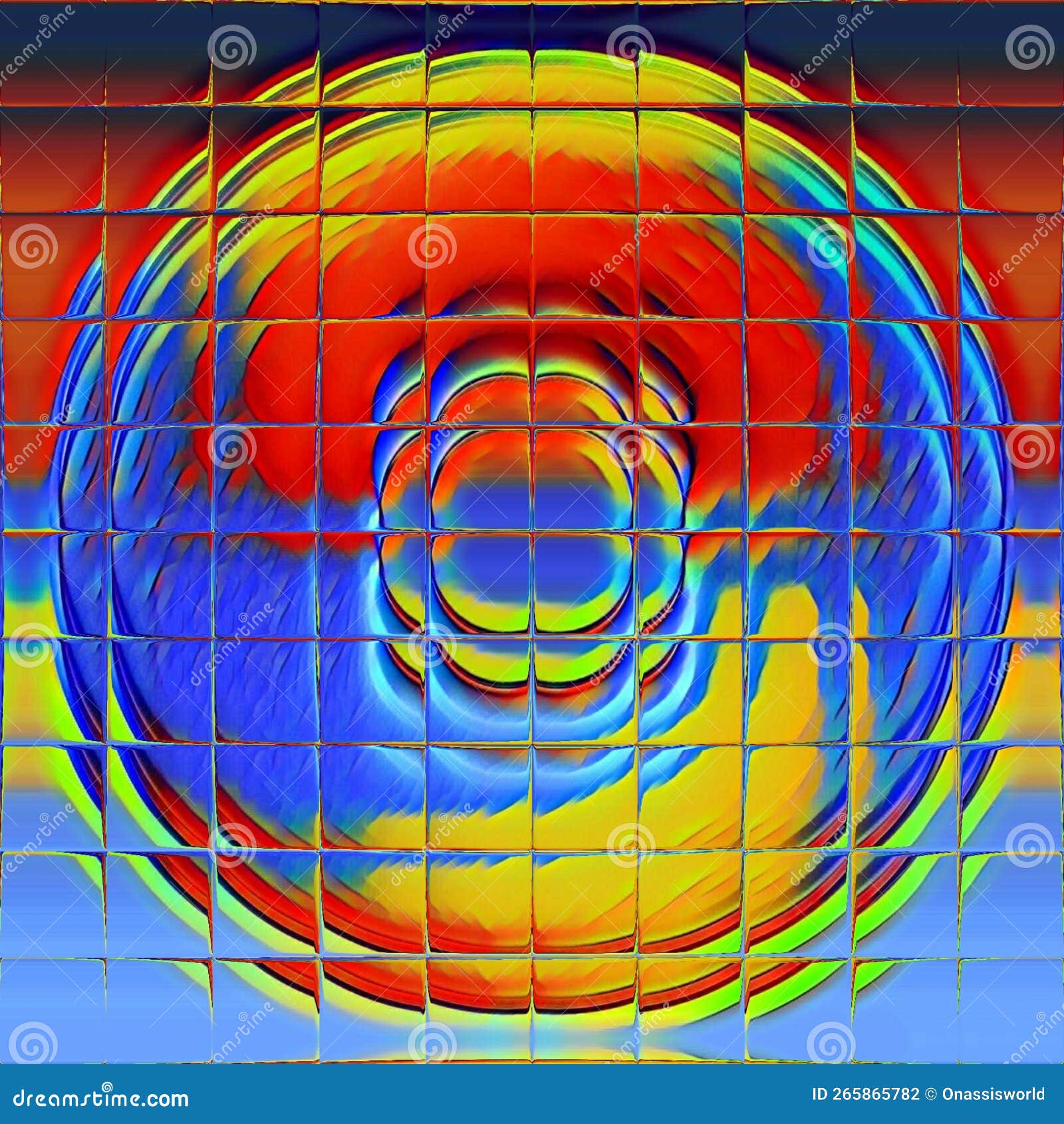 Abstract Background Colors Shades Shapes and Blurs Stock Illustration ...