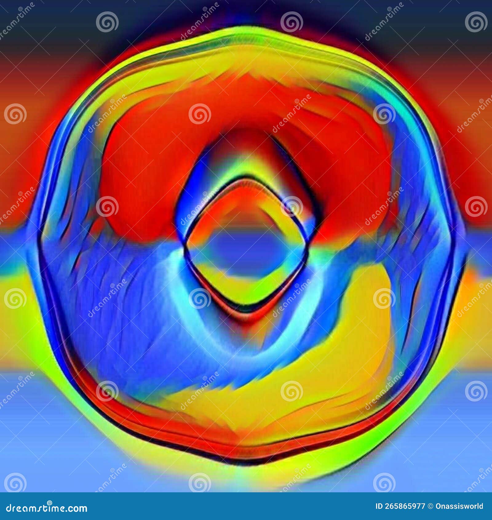 Abstract Background Colors Shades Shapes and Blurs Stock Illustration ...